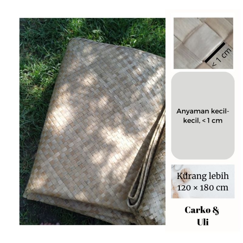 Jual Samak pandan kurang lebih 120 × 180 cm tikar anyaman samak pandan ...