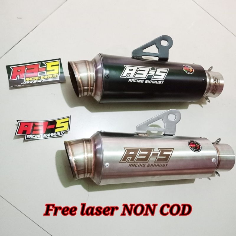 Jual slincer knalpot competisi a3-s original inlet 51mm | Shopee Indonesia