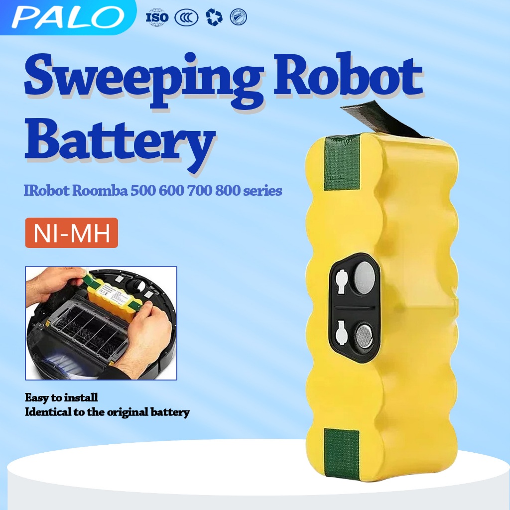 Jual PALO iRobot Roomba Replacement Baterai For 500 600 700 650 527e ...