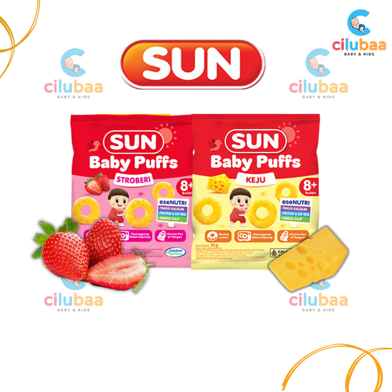 Jual SUN Baby Puff Cemilan Snack Bayi Anak 10gr 8+ cemilan anak snack ...
