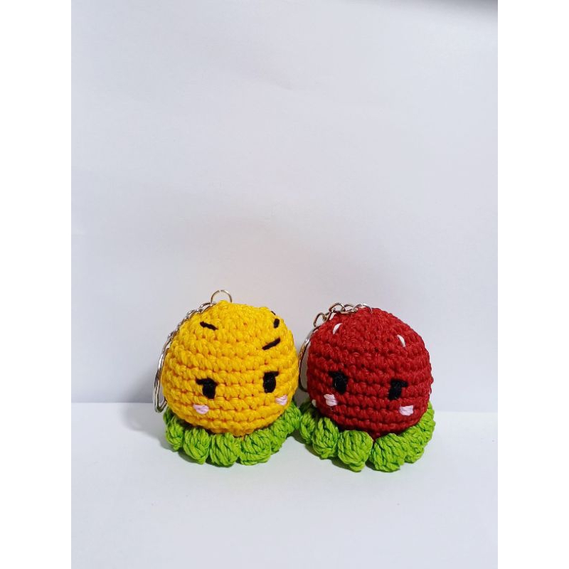 Jual Octopus Amigurumi || Rajut || Keychain | Shopee Indonesia