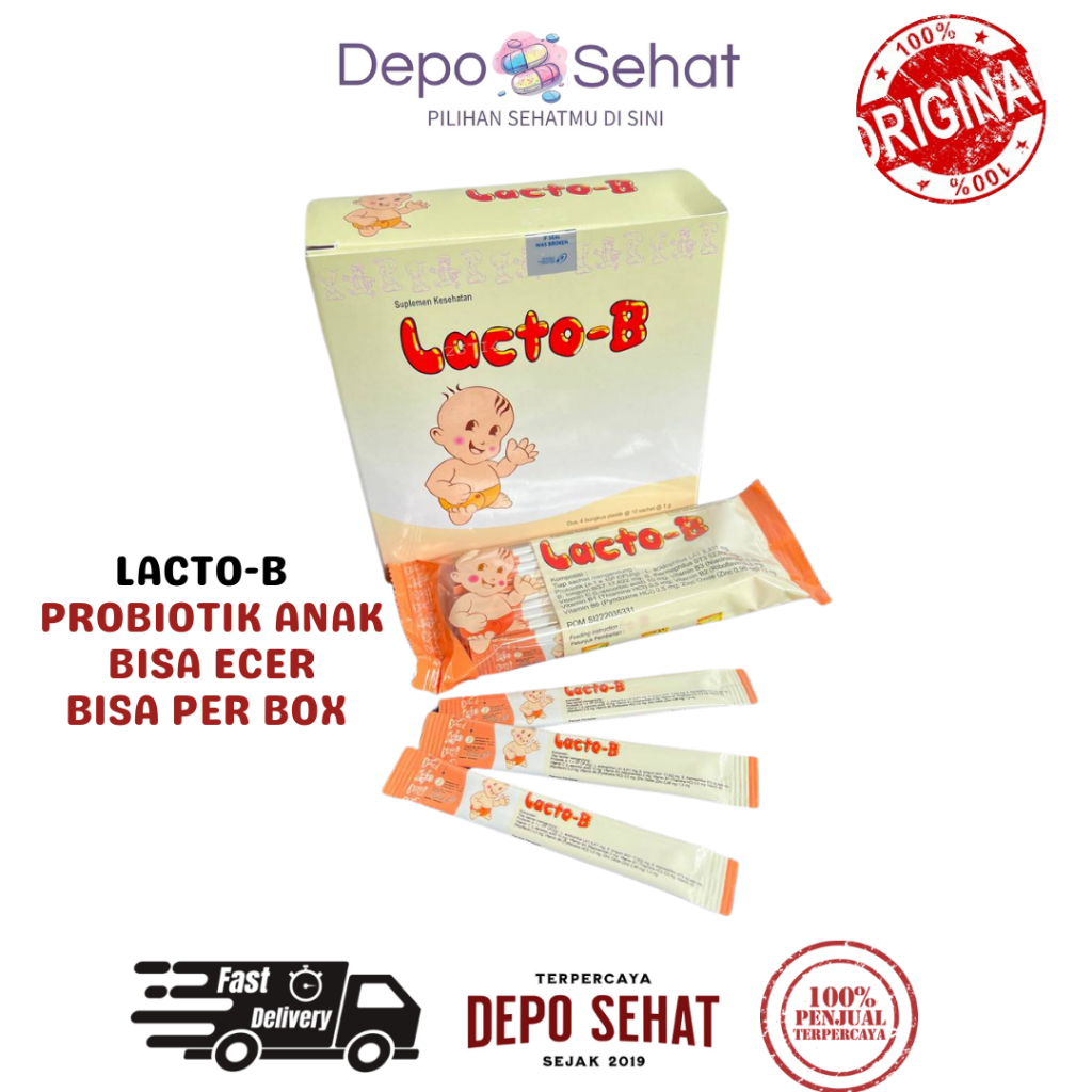 Jual Lacto-B Sachet Probiotik untuk membantu memelihara dan mengobati ...