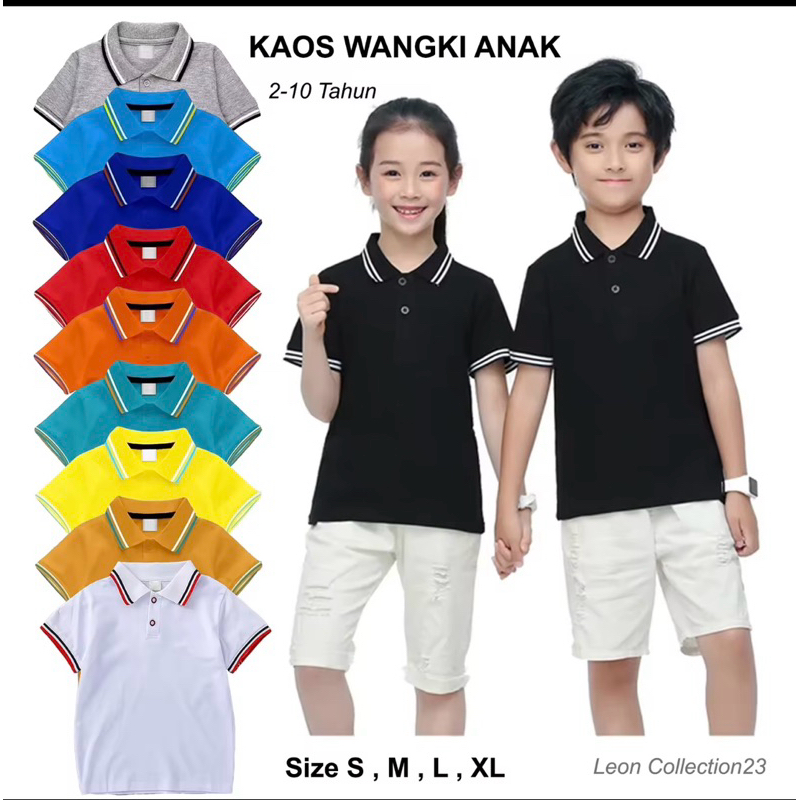 Jual Kaos Polo Polos anak anak Laki Laki dan Perempuan Bahan Tebal ...