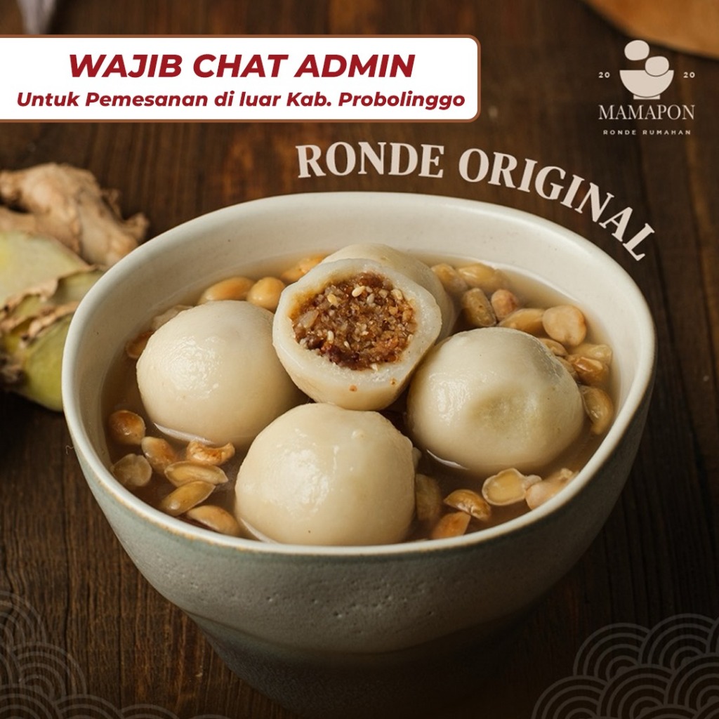 Jual WEDANG RONDE JAHE ORIGINAL isi 5 bola kacang / tang yuan /wedang ...