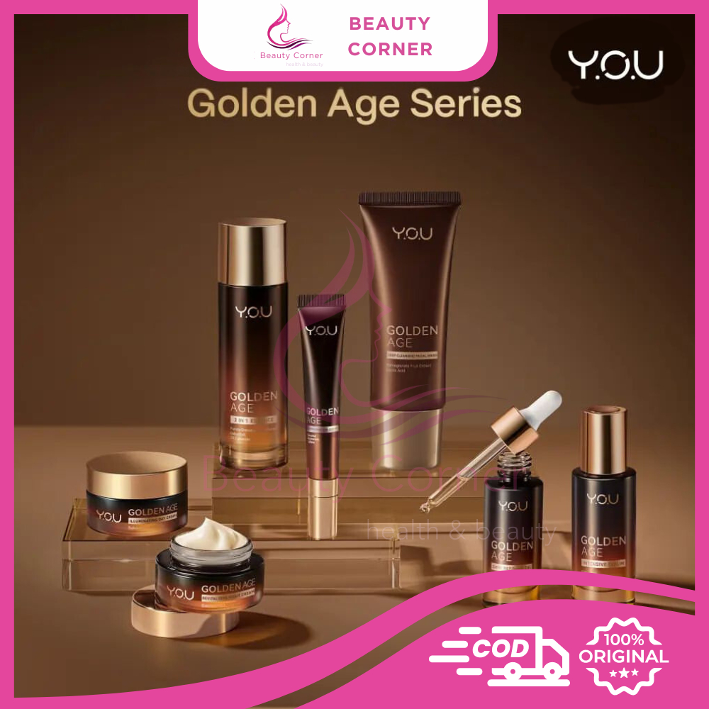 Jual YOU Golden Age Series (Serum/Facial wash/2in1 Essence/Day Cream ...