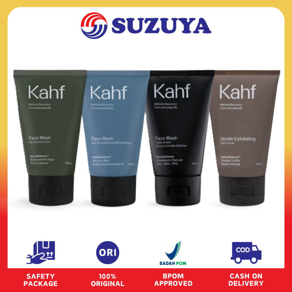 Jual Kahf Face Wash/Scrub 100 ml | Shopee Indonesia