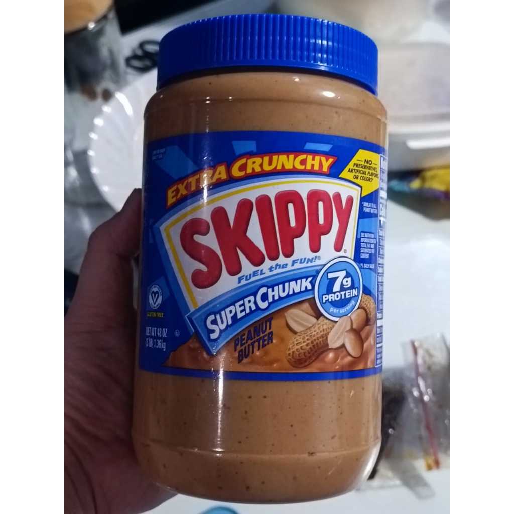 Jual Skippy Peanut Butter Super Chunk Extra Crunchy 1,36kg Big Jumbo ...