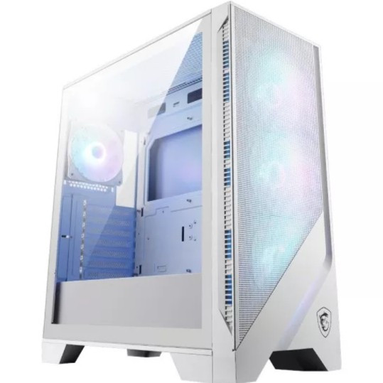 Jual MSI MAG FORGE 320R AIRFLOW WHITE MID TOWER PC CASE CASING GAMING ...