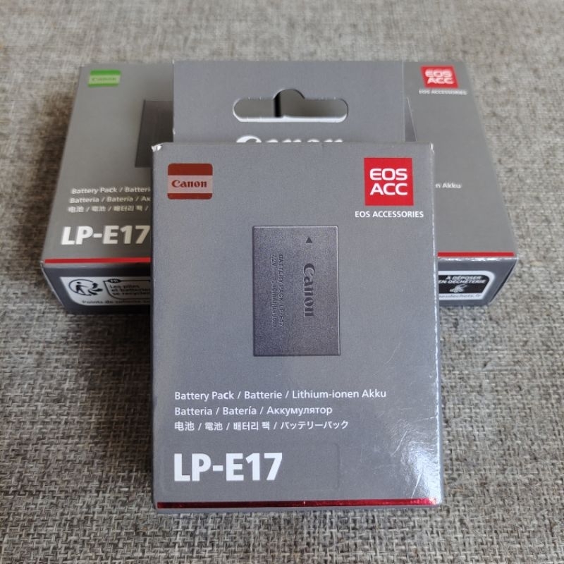 Jual Canon LP E17 Original New Baterai for EOS RP R10 750D 760D 77D M3 ...