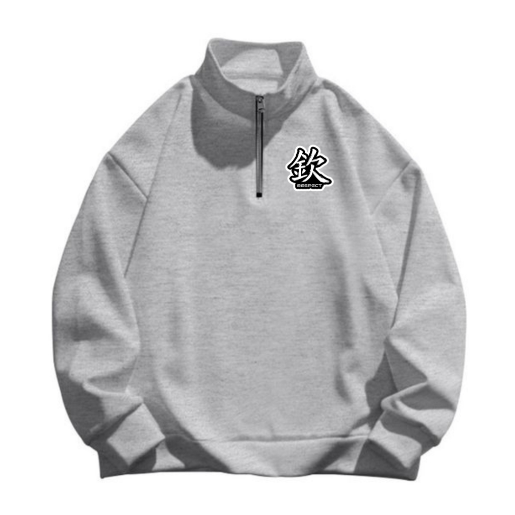 Jual Mahjong Respect Jacket Half Zip / Sweater Crewneck Basic Premium ...
