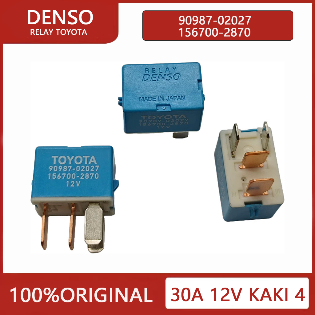Jual RELAY TOYOTA KAKI 4 12VOLT 90987-02027 156700-2870 WARNA BIRU ...