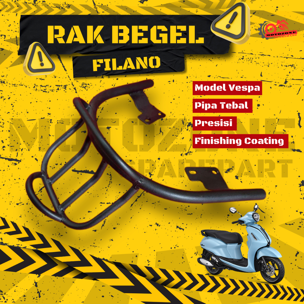 Jual Rear Rack Behel Planger Rak Aksesoris PNP Yamaha Filano Yamaha ...