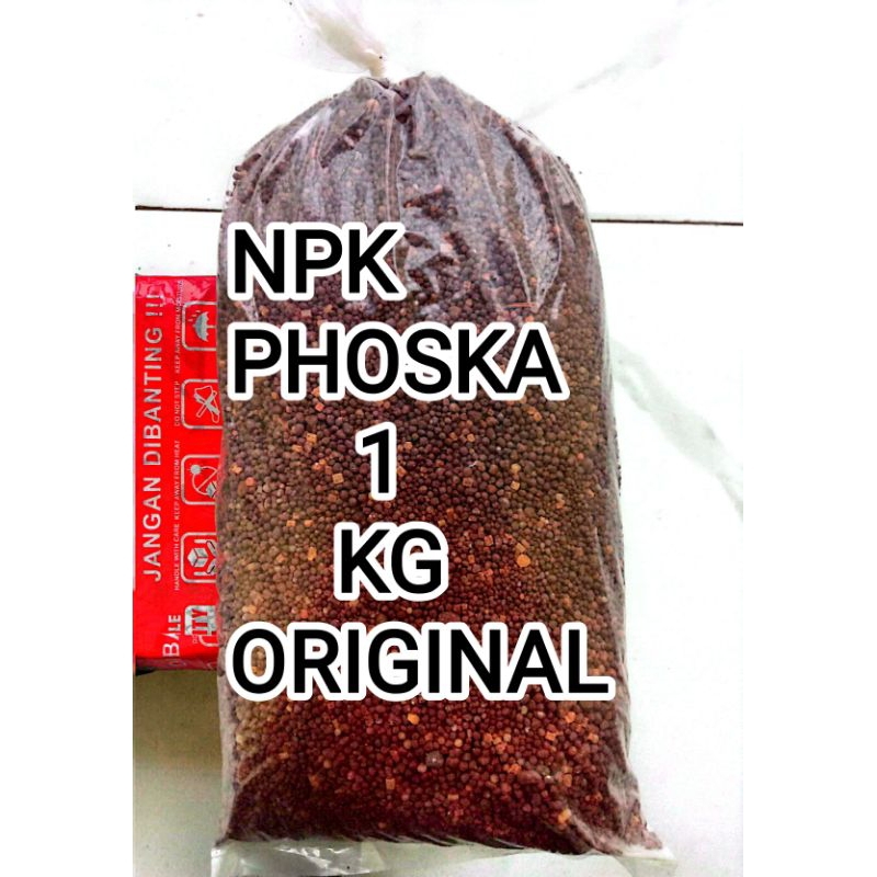 Jual Pupuk NPK PHONSKA 1 KG ORIGINAL Warna merah ati PUPUK Pertanian ...