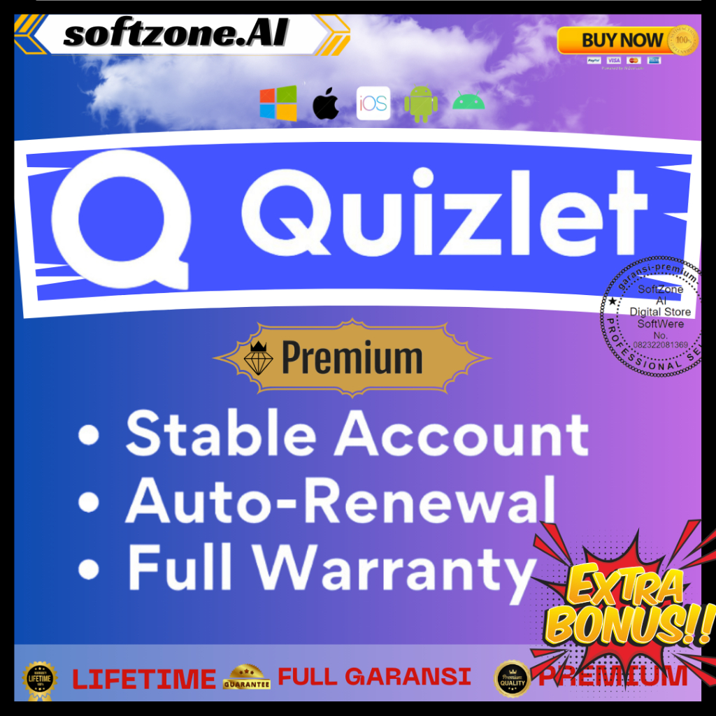 Jual quizlet premium Rasakan era baru pembelajaran yang ditingkatkan ...