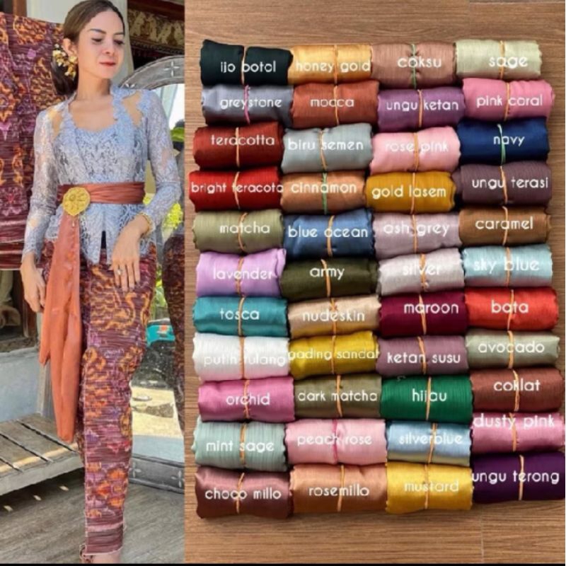 Jual SELENDANG KEBAYA SILK CRADENZA 2,7m | SELENDANG SILK CRADENZA ...