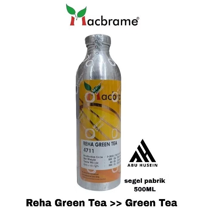 Jual REHA GREEN TEA // GREEN TEA 500ML PRODUK MACBRAME SEGEL PABRIK ...