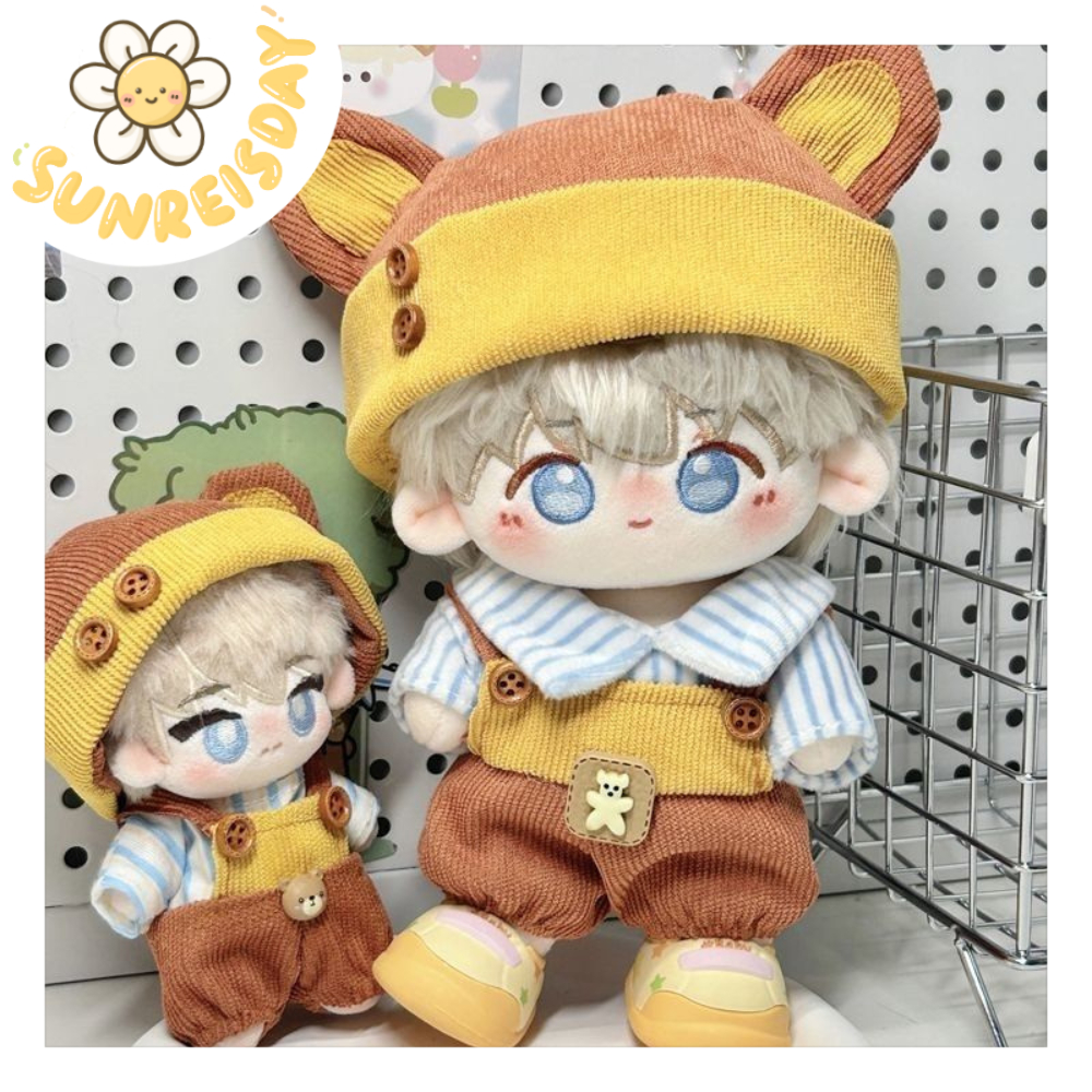 Jual Baju Boneka BROWN OVERALL Doll Clothes SET [ 10cm / 20cm ...