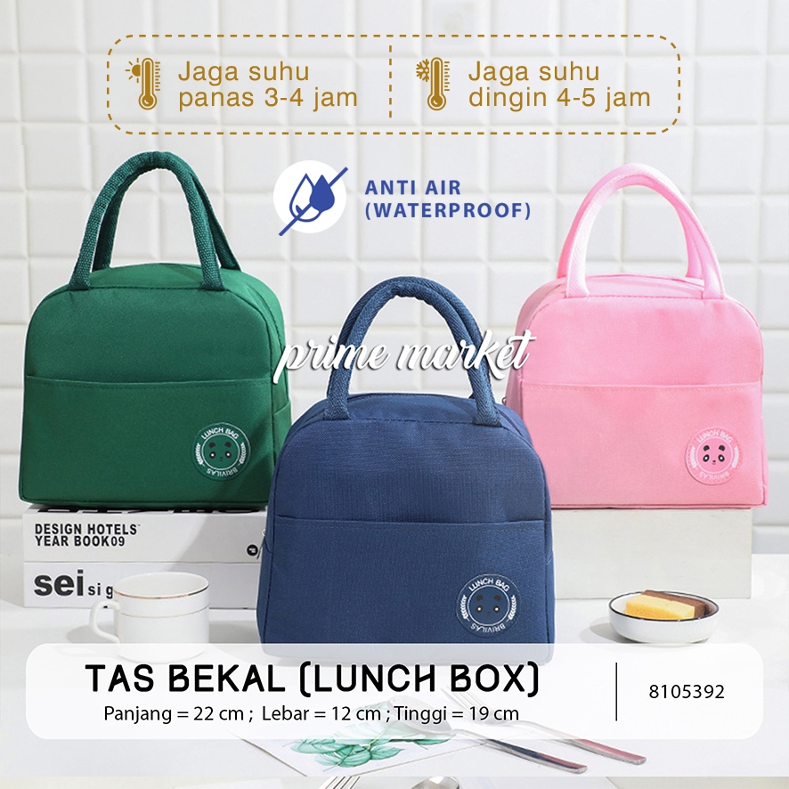 Jual Tas Bekal Makanan Tempat Bekal Makan Lunch Bag Cooler Hampers Tas ...