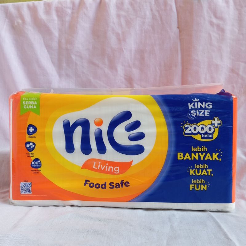 Jual Tissue Nice Living king size tisu wajah serbaguna isi 2000+Helai ...