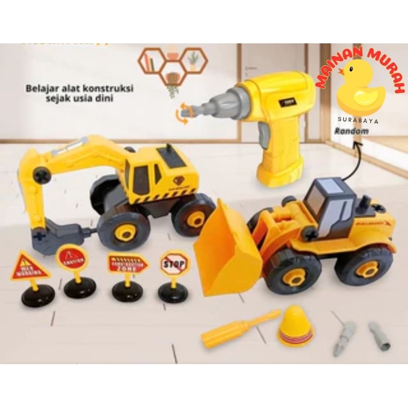 Jual MURAH! MAINAN DIY TRUK / MAINAN TUKANG / DIY BONGKAR PASANG MOBIL ...