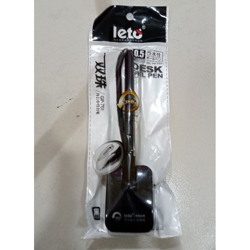 Jual Leto pen spiral 0,5 (Desk gel pen ) | Shopee Indonesia