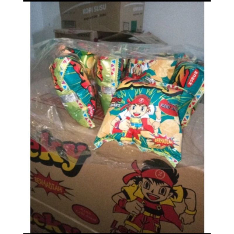 Jual Chiki Zeky 500'an berhadiah rasa kari ayam 1 Dus isi 40pcs ...
