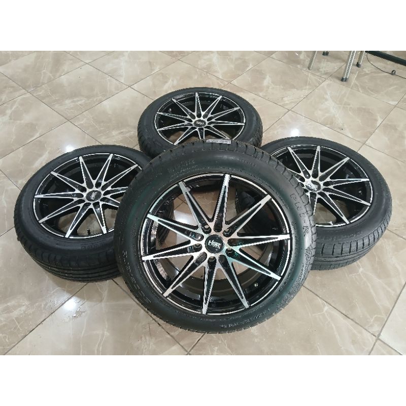 Jual Velg pelek bekas hsr kccx ring 17 lubang baut 5x114 plus ban 215 55 r17 bekas | Shopee ...