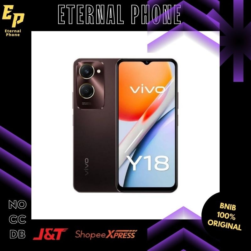 Jual Vivo Y18 4/64 GB Garansi Resmi | Shopee Indonesia