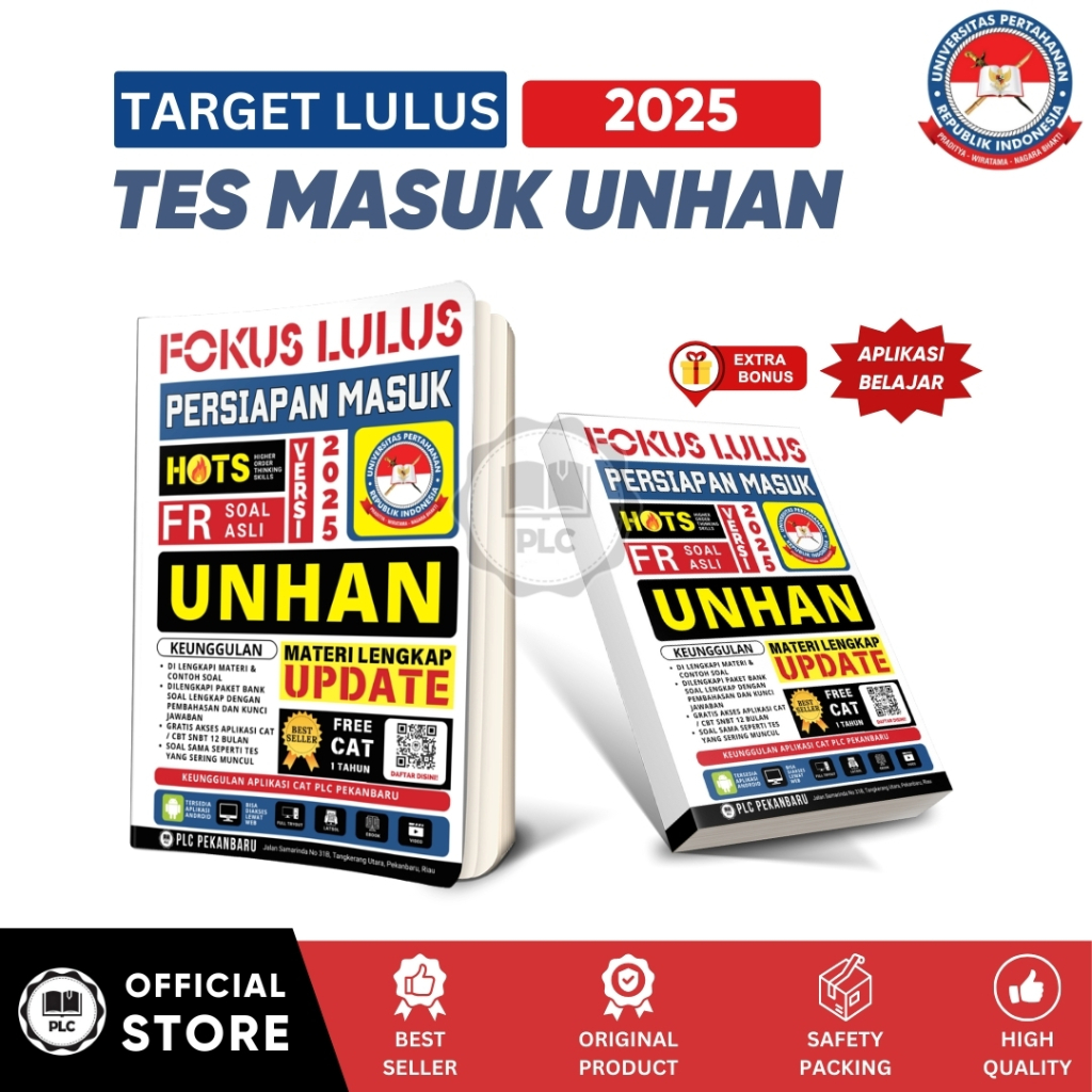 Jual Buku UNHAN 2025 Buku UNHAN Materi Lengkap Buku Masuk UNHAN 2025 ...