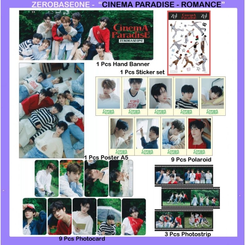 Jual ot9 zb1 zerobaseone Good so bad fankit , Cinema paradize ZB1 ...