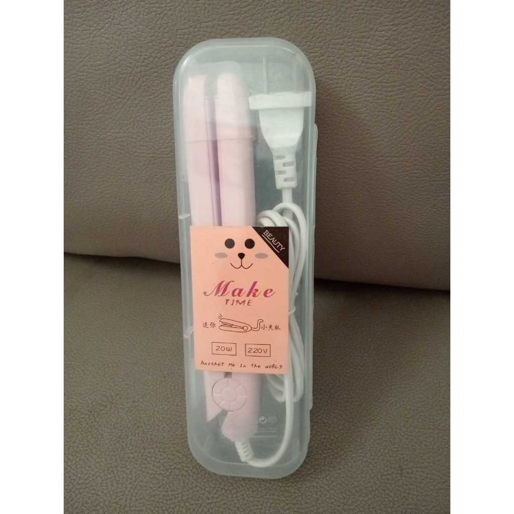 Jual Catokan Mini Alat Catok Rambut Mini 2in1 Set Lurus dan Keriting ...