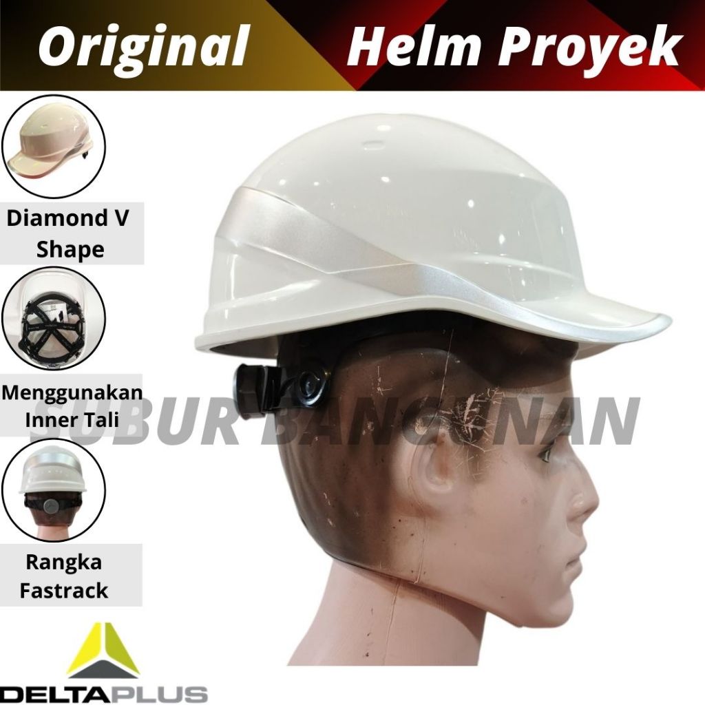 Jual Helm Proyek Delta Plus Venitex Safety Helmet Jenis kenop Rangka ...
