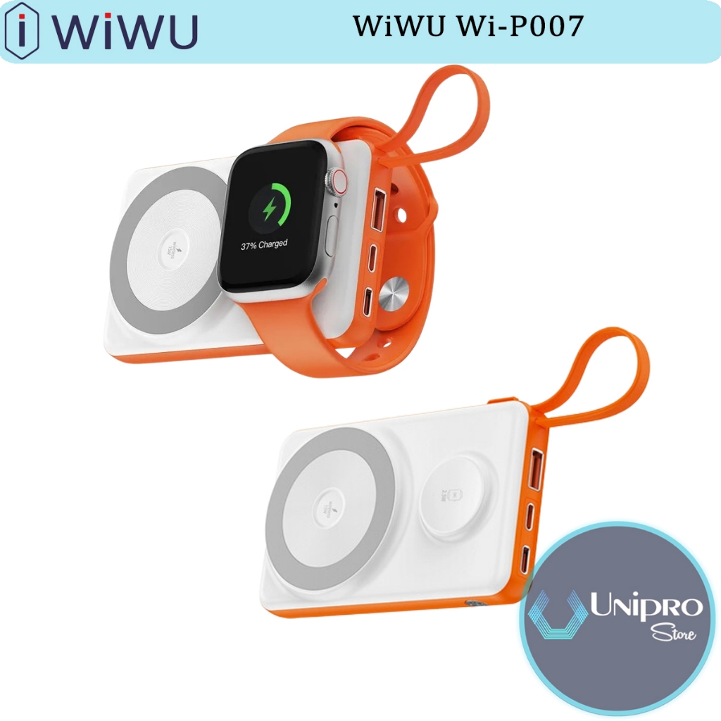 Jual Magnetic Power Bank WiWU Core 10000mAh MagSafe15W Phone + 2.5W ...