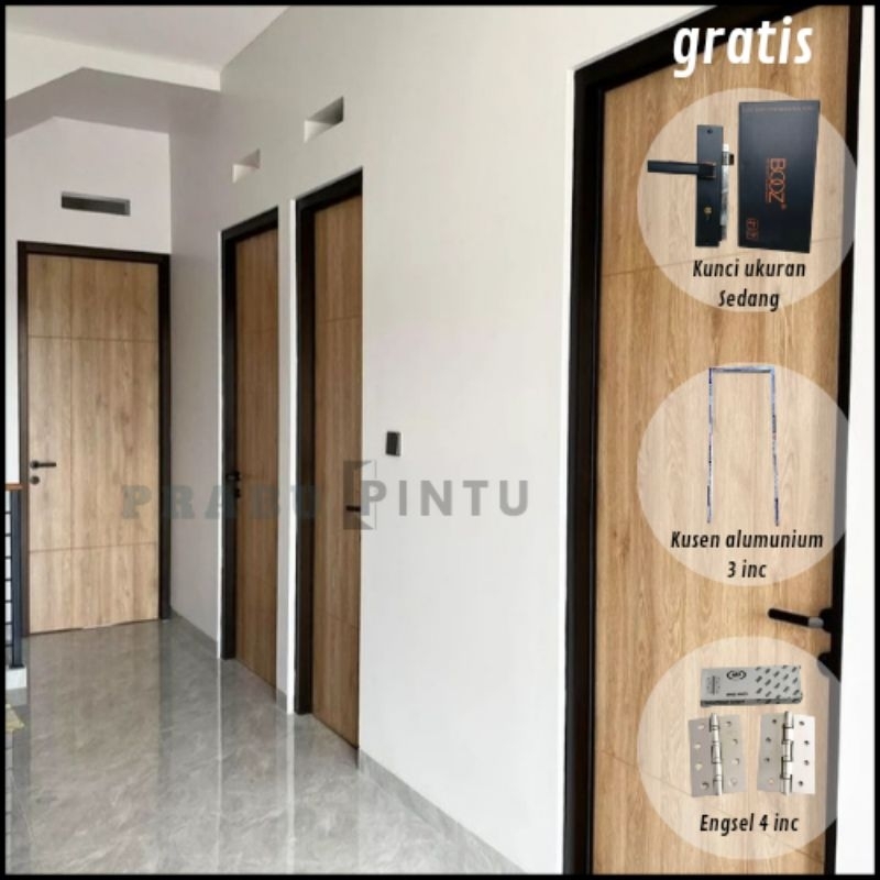 Jual SATU SET PINTU MINIMALIS TINGGAL PASANG | PINTU MINIMALIS | PINTU ...
