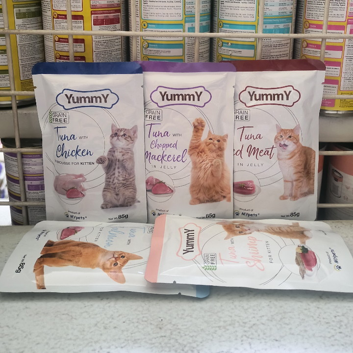 Jual Yummy Cat Sachet All Variant Pouch 85G | Shopee Indonesia