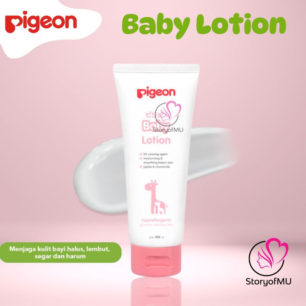 Jual ️ StoryofMU ️ PIGEON Baby Lotion 100 ml | Shopee Indonesia