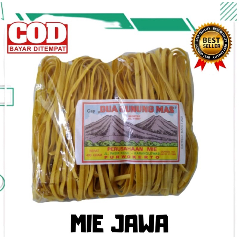 Jual Mie Bakmie Jawa Gepeng lebar cap dua gunung mas | Shopee Indonesia