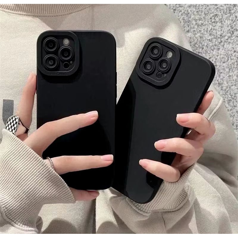 Jual SOFT CASE PRO CAMERA FULL BLACK/HITAM POLOS FOR IPHONE 11 11 PRO ...