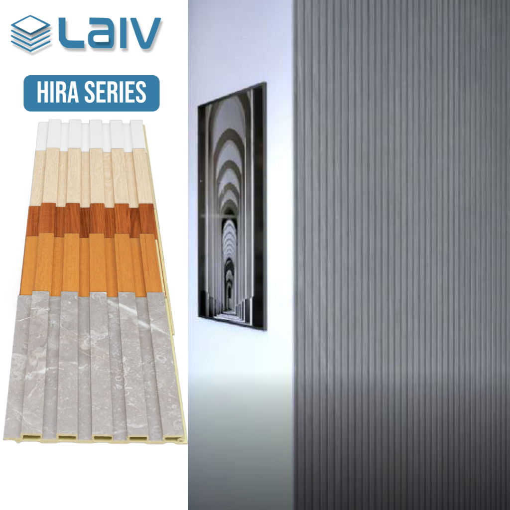 Jual LAIV Wallpanel HIRA Series WPC Wood Panel Kisi Kisi Panel WPC Wood ...