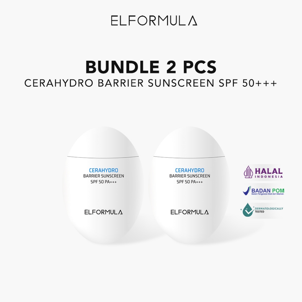 Jual ELFORMULA Bundle 2pcs Intensive CeraHydro Barrier Repair Sunscreen ...