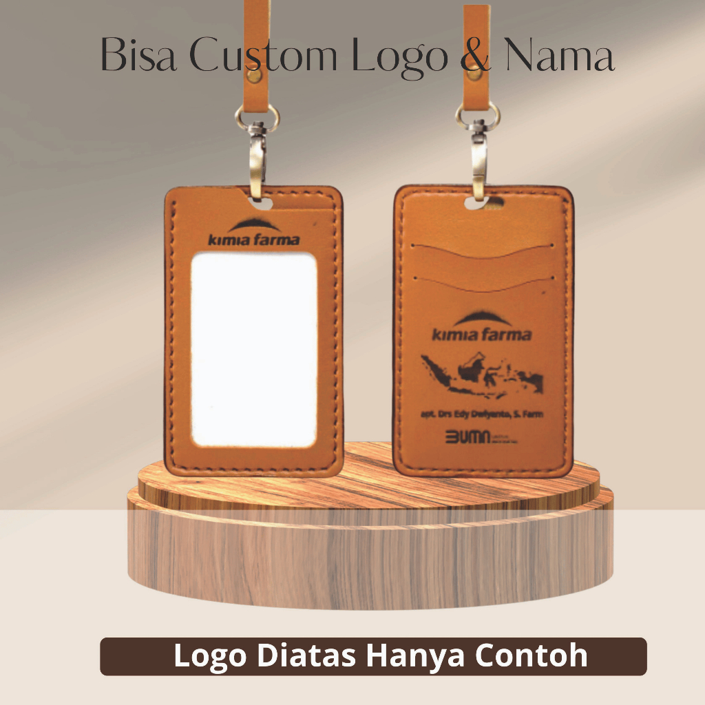 Jual Id Card Holder Custom Logo bebas | Shopee Indonesia