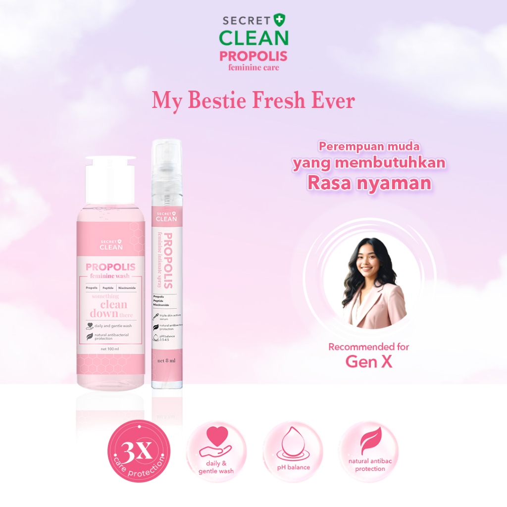 Jual [2IN1 Clean] Secret Clean Pembersih & Perawatan Area Kewanitaan ...