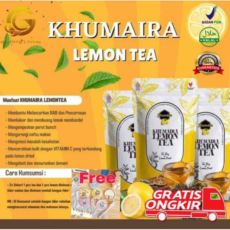 Jual Humaira Lemon Tea Solusi Diet dan Detox (Free cermin) | Shopee ...