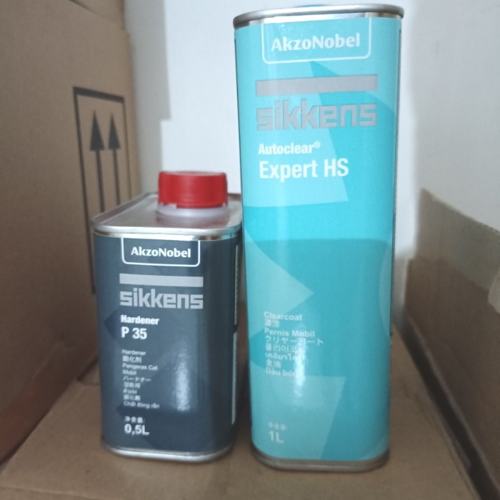 Jual SIKKENS AUTOCLEAR EXPERT HS 1 LITER + HARDENER P35 500ML (1 SET 1. ...