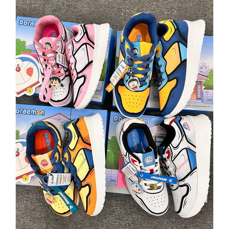 Jual SEPATU AEROSTREET x DORAEMON ORIGINAL - SEPATU SNEAKERS CASUAL ...