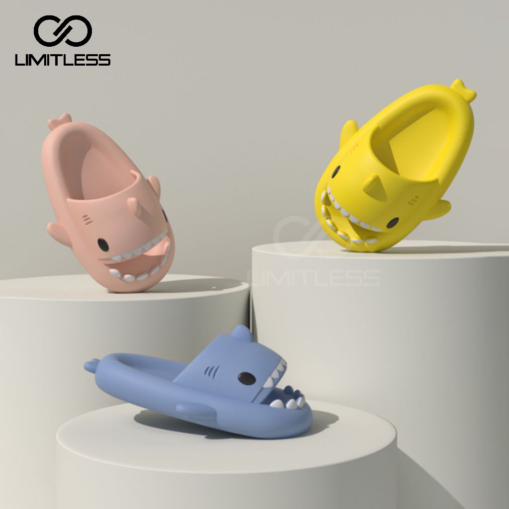 Jual Sendal Hiu Anak Slip On Karakter Baby Shark Sandal Hiu Dewasa ...