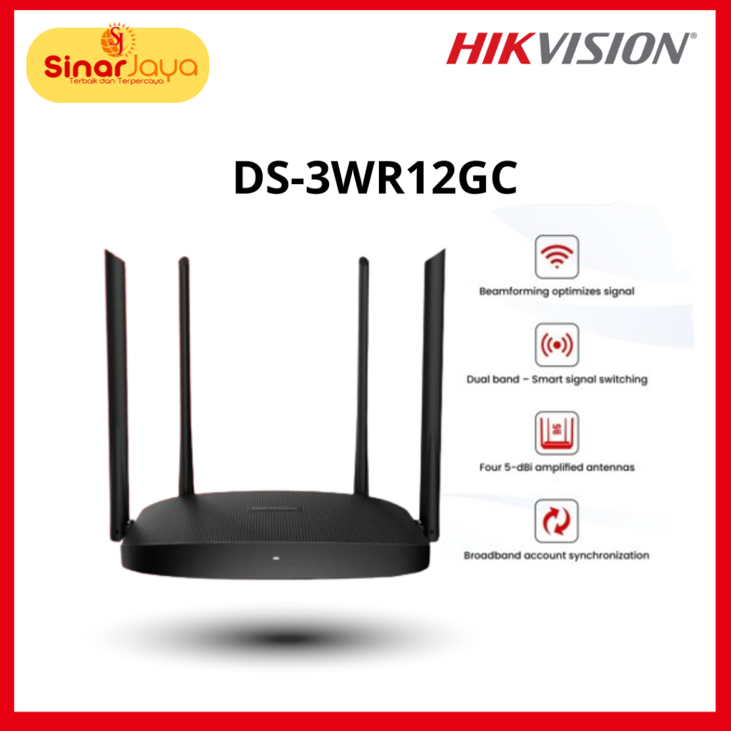 Jual HIKVISION DS-3WR12GC WIRELESS ROUTER | Shopee Indonesia