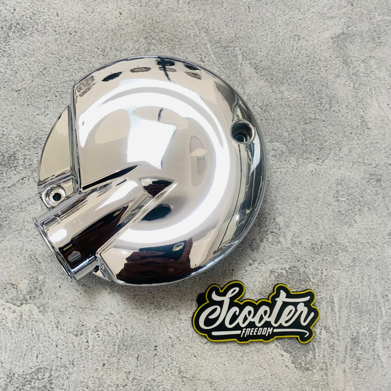 Jual Cover intake Cvt Chrome Vespa LX S Sprint Primavera Gts 3V ...