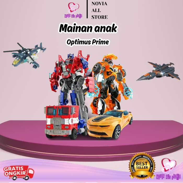 Jual Mainan Robot Transformers Deformation Robot / Robot Transformer Optimus Prime dan Bumblebee ...