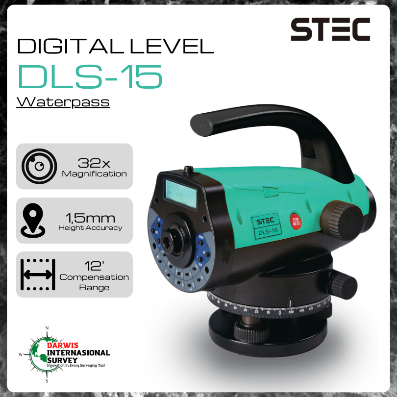 Jual Digital Levev STEC DLS-15 - STEC Waterpass Solusi Presisi untuk Surveyor Akurat & Ringan ...